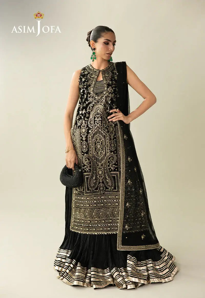 Asim Jofa | Makhmal Velvet 25 | AJULM-01 – Agha Fabrics